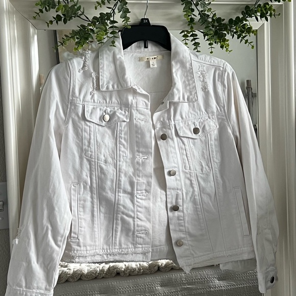 miami | Jackets & Coats | Miami Classic White Jean Jacket | Poshmark